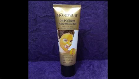 MOND'SUB Gold Collagen Peeling Off Facial Mask Review
