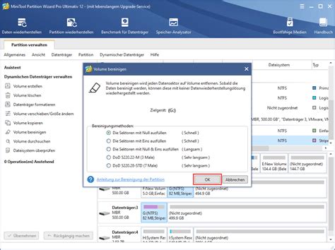 So Bereinigen Sie Ein Volume Mit „dynamischen Datenträger Verwalten Minitool