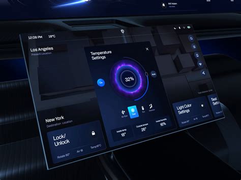 Hmi Car Dashboard Cluster Design By Musemind On Dribbble
