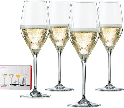 Spiegelau Prosecco Wine Glasses Set Of 4 European Made