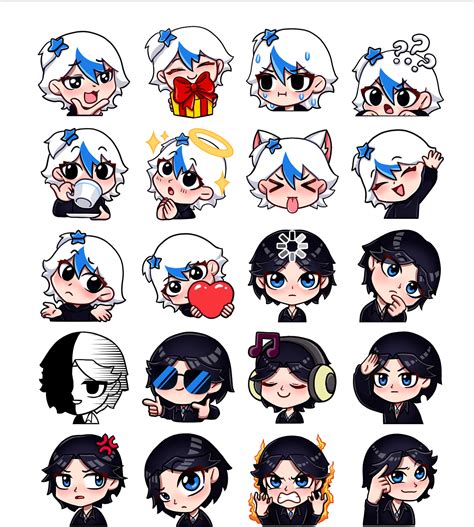 StickersemojiСтикеры для Discord и Telegram 3 Images Behance