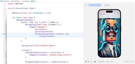 Customizing Toolbar And Navigation Bar In SwiftUI