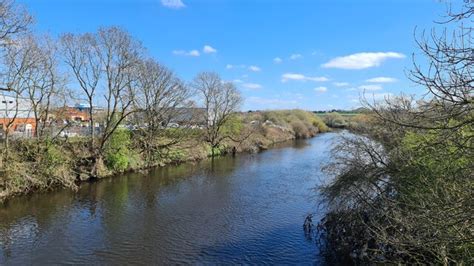 River Calder By Calder Island © Chris Morgan Cc By Sa20 Geograph