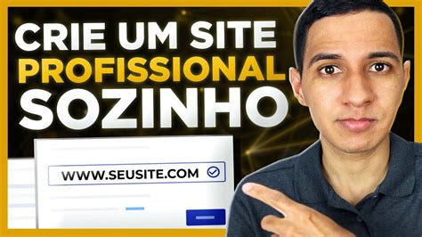 Como CRIAR UM SITE PROFISSIONAL SOZINHO Em Wordpress DO ZERO Na
