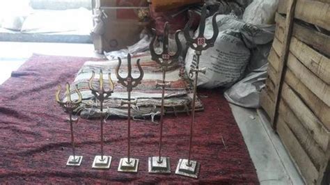 Golden Brass Shiva Trishul For Temple At Rs 3000piece In Moradabad