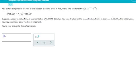 Solved Using First And Second Order Integrated Rate Laws At Chegg