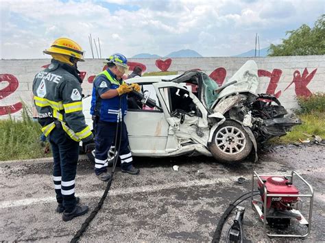 Accidente Automovilístico En Norte De Edomex Deja 3 Personas Muertas