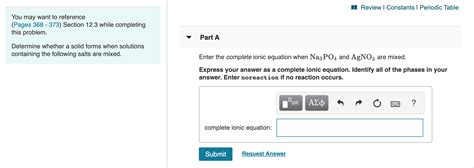 Solved A Review Constants Periodic Table You May Want To Chegg