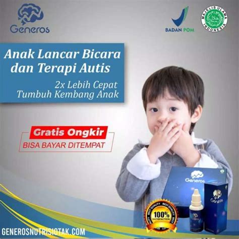 Promo Generos Terapi Gangguan Speech Delay Autis Adhd Diskon 33 Di