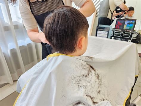 키즈미용실 도전 남자 아기 머리 자르기 하나로 스타일 완성 네이버 블로그