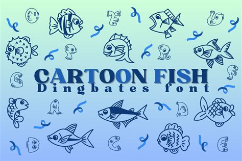 Cartoon Fish Font