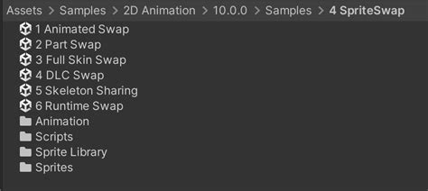 Sprite Swap Examples 2d Animation 1003