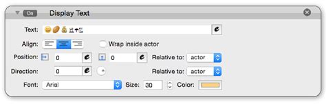 An Illustrated Guide To The Display Text Behaviour — Gamesalad Forums