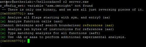 My First Reverse Engineering Experience With Radare2 By Richard