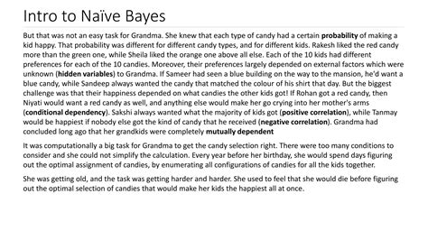 Machine Learning Algorithm Naive Bayes For Classification Pdf