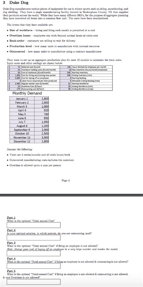 Solved Use Excel Solver To Model And Solve This Problem To