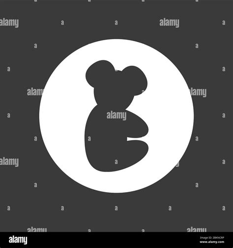 Koala Silhouette Stock Vektorgrafiken Kaufen Alamy