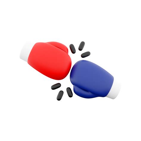 Free 3d Rendering Boxing Gloves Hit Each Other Icon 3d Render Boxing