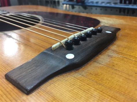 Acoustic Bridge Coming Off FIXED Strange Guitarworks