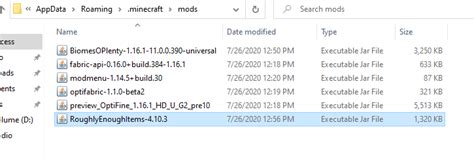 Minecraft Mods Not Showing Up In 1161 Mods Discussion Minecraft Mods Mapping And Modding