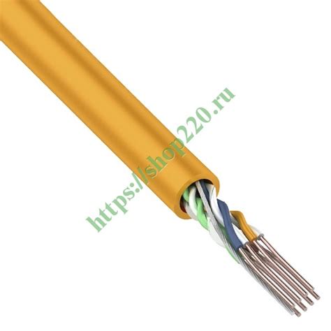 Кабель витая пара Utp 4pr 24awg Cat 5e Cu нг А Hf [бухта 305м] Rexant 01 0049 купить по