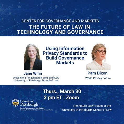 Center For Governance And Markets On Linkedin Tomorrow Jane Winn Of The University Of