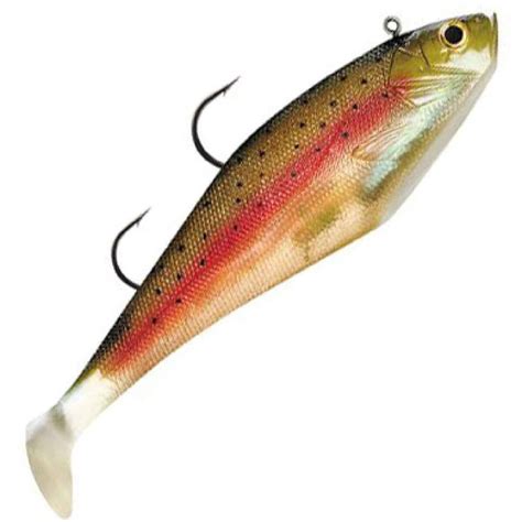 Storm Wildeye Swim Shad Soft Swimbait Rainbow Trout 2oz 9in