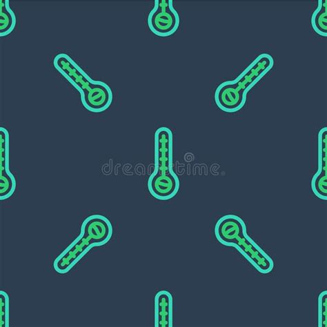 Line Meteorology Thermometer Measuring Heat And Cold Icon Isolated