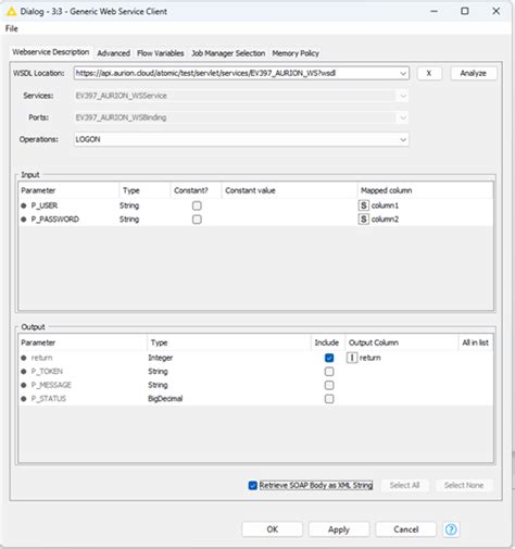 Generic Web Service Client Soap Xml Namespace Error Knime