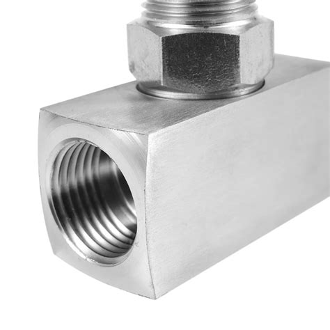 Игольчатый клапан с внутренней резьбой 1 2 дюйма нержавеющая сталь контроль потока запорный