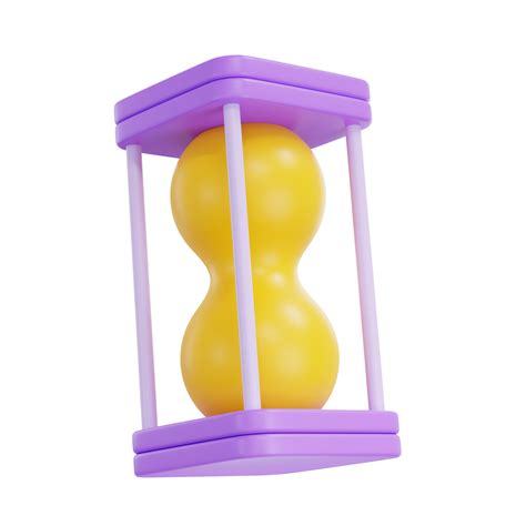 3d Render Hourglass Isolated 3d Sand Hourglass 22541247 Png