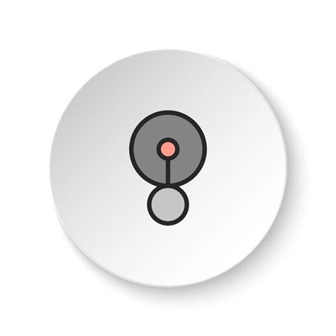 Round Button For Web Icon Off State Switch Button Banner Round Badge Interface For