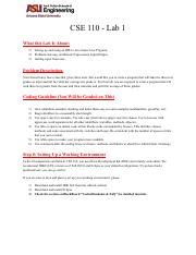 Lab Pdf CSE Lab WhatthisLabIsAbout SettingupandusinganIDEtorunabasicJavaProgram