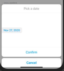 React Native Modal Date Picker Why Am I Getting An Extra Window Stack Overflow