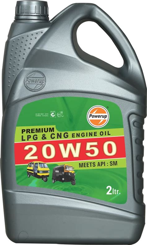 Powerup CNG 20W 50 Engine Oil For All Type Of LPG CNG And Petrol