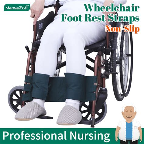 Wheelchair Foot Rest Straps Medical Safety Seat Belt Wheelchair Leg