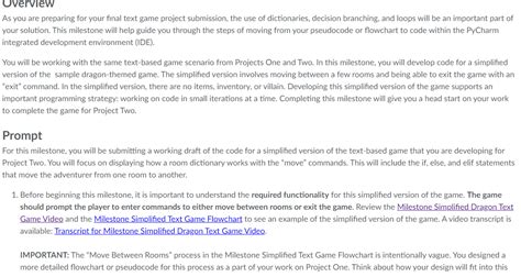 solved overview as you are preparing for your final text