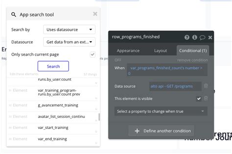 App Search Tool Not Finding Results In Conditionals Bugs Bubble Forum