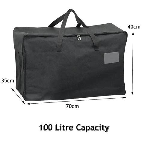 Spares2go Extra Large Canvas Fabric Duvet Bedding Pillow Storage Bag