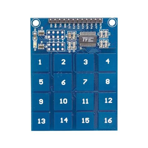 16 lı Dokunmatik Tuş takımı kapasitif tuş Elektronikaled Elektronik