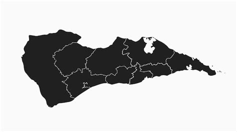 Liberia Detailed Country Map Silhouette Visualization Premium Ai