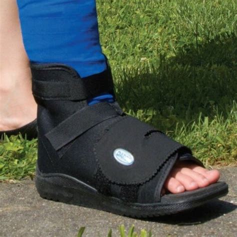Darco Slimline Cast Boot Shoe Black Square Toe All Sizes Post Op