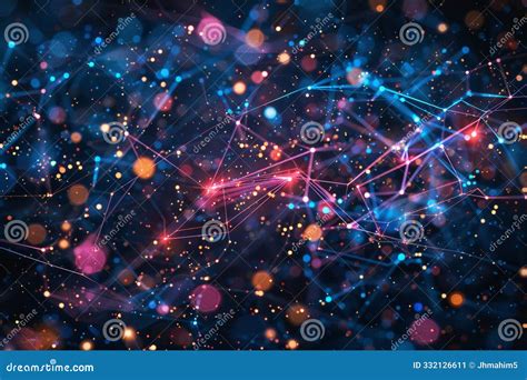 Exploring The Depths Of Data A Magnifying Glass Illuminates A World Of Patterns And Connection
