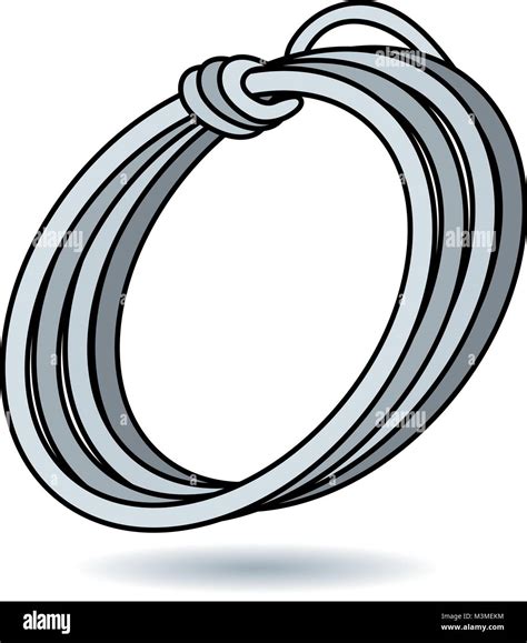 Rope Linear Icon Stock Vector Image And Art Alamy