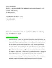 Exam Review Gender And The Law Midterm Course Hero