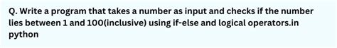 Write A Program That Takes A Number As Input And Checks If The Number