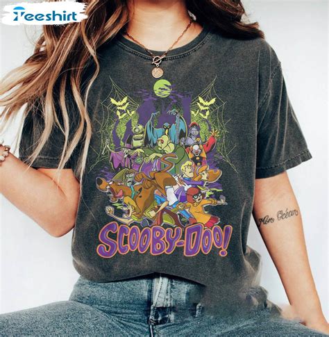Comfort Colors Vintage Scary Scooby Doo Shirt Halloween Scooby Doo