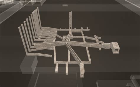Pyramid Of Djoser Saqqara 27th Century BC 3D Scene Mozaik