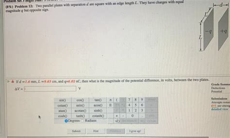Solved Problem Set 3 Begin D 8 Problem 12 Two Parallel