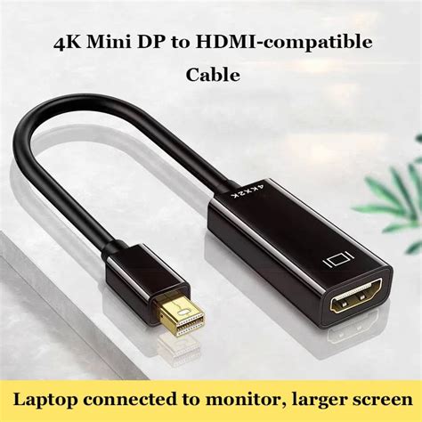 迷你顯示端口 Displayport Dp 公頭轉高清母頭迷你 Dp 轉換器適配器電纜適用於 Apple Macbook 蝦皮購物